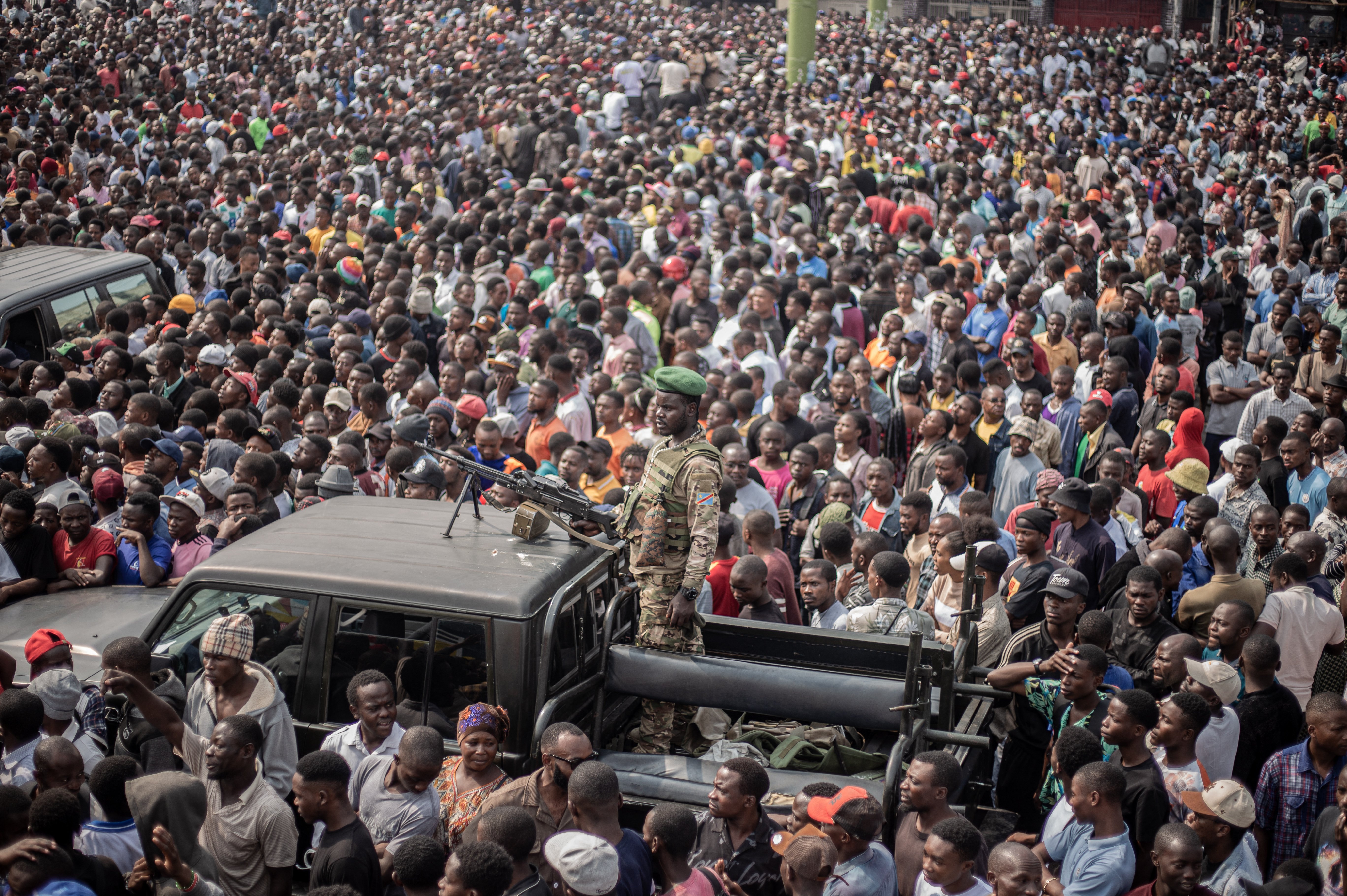 DRC: At their first rally in Goma, AFC’s Corneille Nangaa and M23 ...