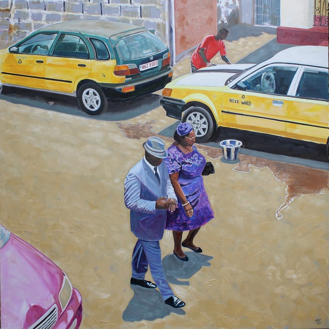 Sierra Leone: Artist Arthur Timothy traces his history in ‘Postcards ...