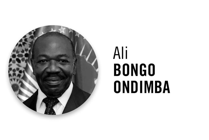 Who Gabon President Ali Bongo Ondimba took on campaign trail